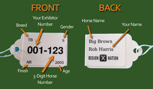 Let's Get You Registered! - Exhibitor Number and Tags – Triple Mountain ...