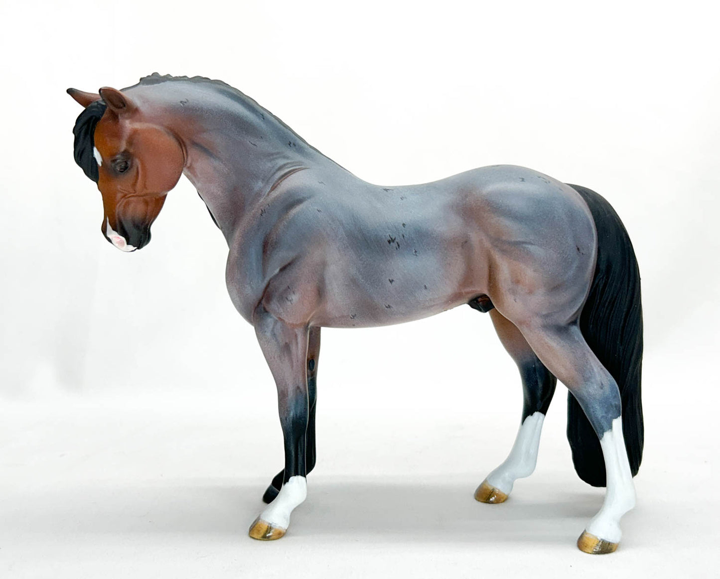 Breyer Bouncer, Bay Roan ~ Poster Pony custom by Jessica Fry – Triple ...