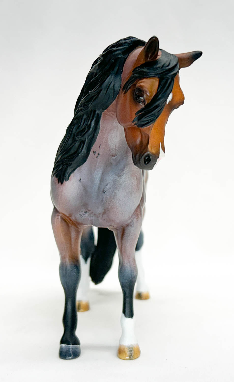 Breyer Bouncer, Bay Roan ~ Poster Pony custom by Jessica Fry – Triple ...
