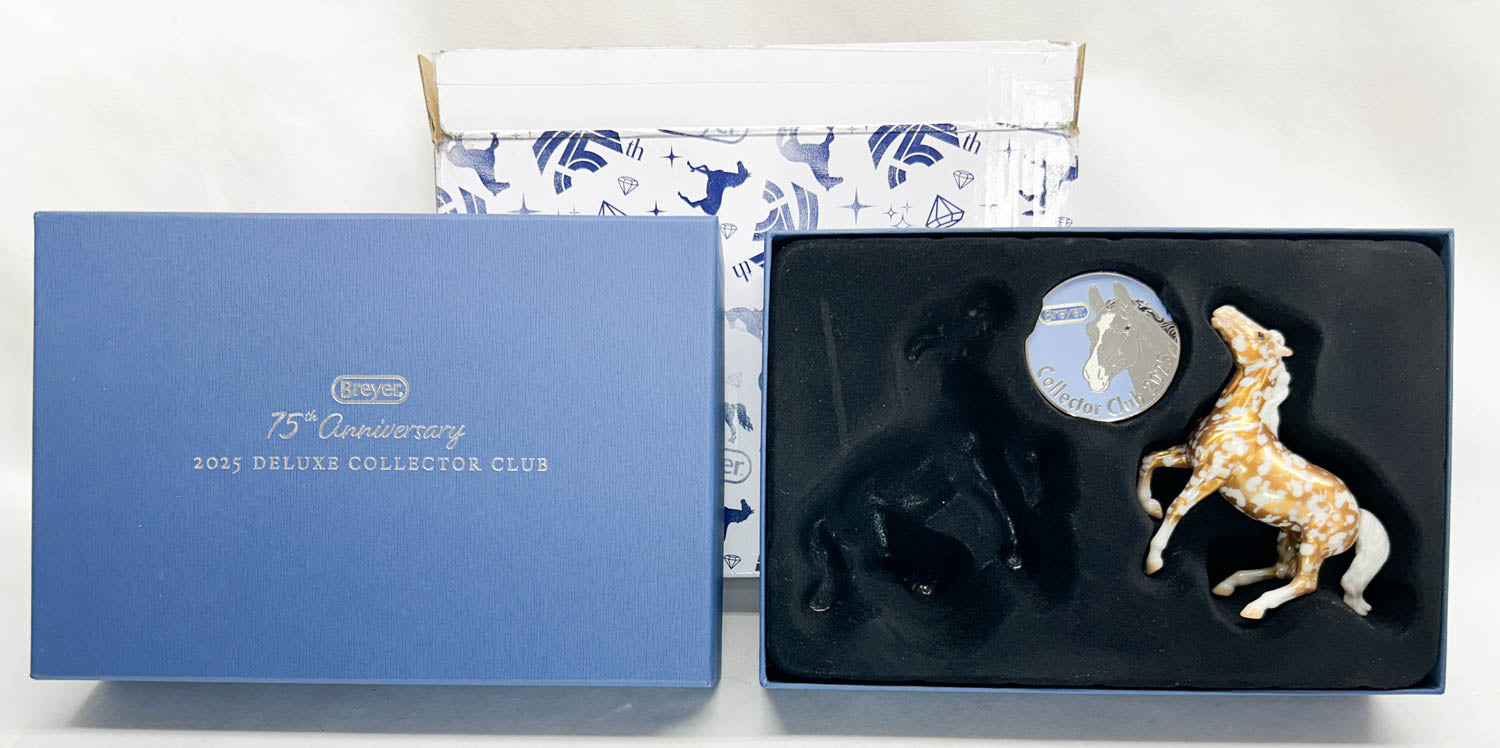 Breyer SM Semi-Rearing Mustang ~ Darius, Gold Florentine - Club Model ...