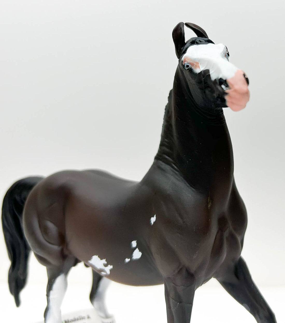 WIA Marwari, Liver Chestnut Sabino – Triple Mountain Model Horses