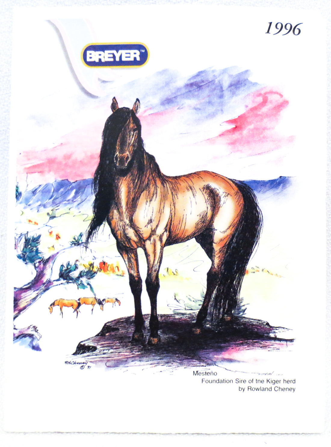 1996 Breyer Model Horse Box Brochure – Triple Mountain Model Horses